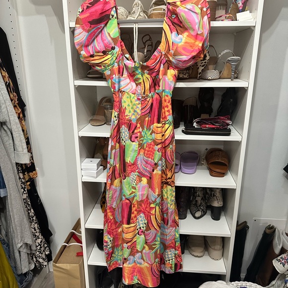 FARM Rio | Dresses | Farm Rio Fruit Salad Maxi Dress | Poshmark
